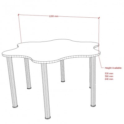 Daisy table - Peters